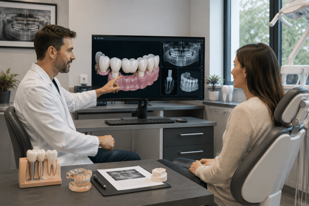 Zirconia Fixed Bridge Procedure | Crestline Dental Implant Center